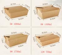 China Good quality Cake paper package easy to take printed brown kraft paper cake boxes with handle for sale
