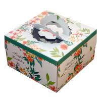 China Creative printed logo paper packaging box for fast food wholesale for sale