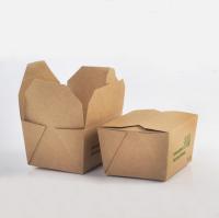 China Take Out Rectangle Paper Chinese Noodle Lunch Box For Wholesale for sale