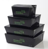 China Printed recycled brown kraft paper food box / Wholesale food grade lunch paper box for sale