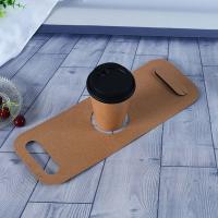 China Take away 2 Cup 4 Cup paper pulp carrier Biodegradable disposable coffee paper cup holder tray for sale