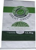 China High Strength BOPP Laminated PP Woven Bags For Rice Packing with Double Stitches for sale