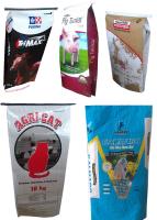 China Multi Colored BOPP Laminated PP Woven Sack Bags For Sugar / Feed Single Folded for sale