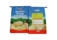 China Eco Friendly BOPP Laminated PP Woven Sack Bags With Top Hemming Custom Size for sale