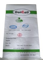 China Recycled BOPP Laminated PP Woven Bags for Cement Packing Double Side Printed for sale