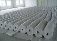 China White Color Virgin PP Woven Sack Fabric Rolls ,  PP Woven Tubular Fabric 60GSM for sale