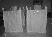 China Recycled PP Bulk Material Bags With Filling Spout , FIBC Empty Jumbo Bags for sale