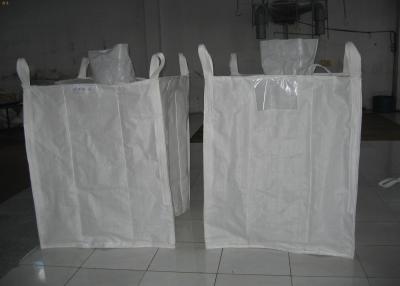China Recycled PP Bulk Material Bags With Filling Spout , FIBC Empty Jumbo Bags for sale