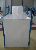 China Recycled PP Bulk Material Bags With Filling Spout , FIBC Empty Jumbo Bags for sale