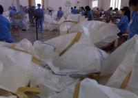 China 1.5 Tons 4 Panel Baffle FIBC Jumbo Bags bulk sacks For Loading Custom Color for sale