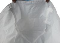 China Circular / Tubular Half Cross Corner PP FIBC Jumbo Bags Container With Stevedore Straps for sale