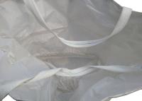 China Circular / Tubular Half Cross Corner PP FIBC Jumbo Bags Container With Stevedore Straps for sale
