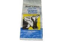 China Thick Woven Polypropylene Feed Bags 50lb Lightweight for sale