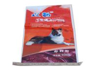 China Side Gusset Woven Polypropylene Feed Bags , Animal Feed Sack Gloss Laminated for sale
