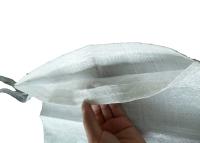 China Custom PP Woven Sand Bag Sacks / Beige Woven Polypropylene Bags 25kg for sale