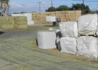 China Woven Polypropylene Hay Bale Sleeves Cloth Roll , Hay Bale Covers UV Treated for sale