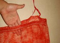 China PE Polyethylene Plastic Woven Industrial Mesh Bags , Firewood Sacks Large Capacity for sale