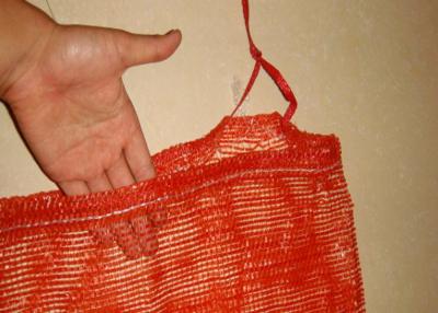 China PE Polyethylene Plastic Woven Industrial Mesh Bags , Firewood Sacks Large Capacity for sale