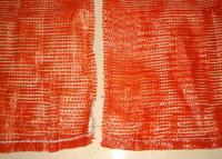 China PE Polyethylene Plastic Woven Industrial Mesh Bags , Firewood Sacks Large Capacity for sale