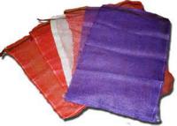 China PP Woven Industrial Mesh Bags Recyclable , Red / Orange / Green Color 30kg 40kg for sale