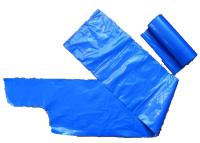 China Square Bottom Polythene Plastic Shopping Bags with Loop Handle Recyclable for sale