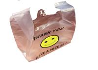 China Custom Printed Plastic Merchandise Bags Eco Friendly for sale