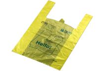 China Customized Colour HDPE LDPE Plastic Shopping Bags For Clothes Packaging for sale