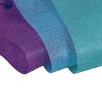 China Fleece non-woven ice silk fabric felt ribbon polyester 100% cotton fabric cloth roll for sale