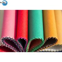 China Upholstery teslin technological sun filter stichbond textiles thick polyester transparent waterproof truck cover fabric for sale