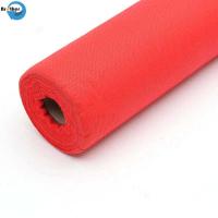 China Biodegradable embossed flower waves design spun-bond non woven fabric for christmas gift flower wrapping paper for sale