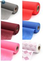 China Colorful emboss pp spubonded nonwoven fabric PP spun bond non woven fabric roll for sale