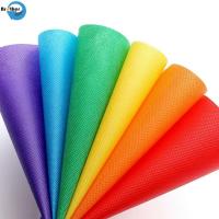 China Oval Pattern Lightweight And Soft Embossing Hydrophilic Non Woven Fabric With Free Sample for sale