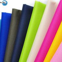 China Quality First Colorful 100 Polyester Spunbond Non Woven Fabric for bag for sale