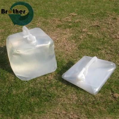 China Cubitainer Folding 5L-20L Water Bag Square Shape Recyclable Plastic Soft Bucket with Carton for Outdoor Use for sale
