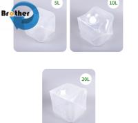 China 15L Cubitainer with Handle Soft Collapsible Plastic Liquid Container LDPE Outdoor Goods for sale