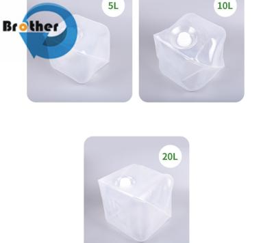 China 5L Food Grade Collapsible Container Cubitainer for Water Wine Fine Chemical Medical for sale
