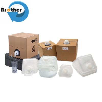China 20L Cubitainer Food Grade Jam/Honey/Cream/Egg Liquid/Beverage/Juice/Coffee/Beer/Wine/Ketchup/Salad Dressing/Mayonnaise Container for sale