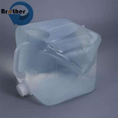 China Laboratory Disposables Collapsible Plastic Cubitainers 5L 10L LDPE Ultrasound Gel Cubitainer for sale