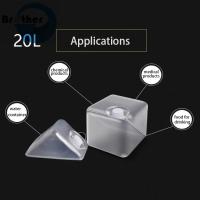 China Flexible Form-Fit Bag Side Gusseted 5 Gallon Cubitainer 20L for sale