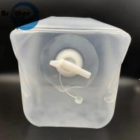 China Flexible Packaging Soft Plastic LDPE 5L 10L 20L Sake Barrels Container Cubitainer Bag for sale