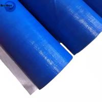 China Blue Orange PE Tarpaulin Roll Packing for sale
