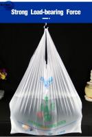 China Hot Sale Custom Printed Clear Fold LDPE Supermarket Plastic T Shirt Bags for Shopping Packaging for sale