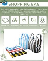 China Custom Printed Plastic Sack Poly Carrier Bag T Shirt Bag for sale