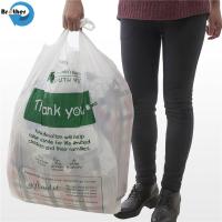 China Transparent Plastic T Shirt Bag for Vegetable Packing Bags Wholesale Japan Digital Printed for sale