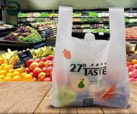 China Cheap Custom HDPE/LDPE Plastic T-Shirt Shopping Bags Printing for sale