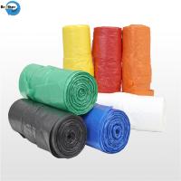 China Supplier HDPE LDPE Heavy Duty Customized Kitchen Tie Handle Plastic Garbage Bag for sale