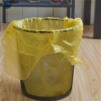 China Supply Custom Plastic Garbage Bag Flap Tie Star Seal Bottom Trash Can Liner Bag for sale