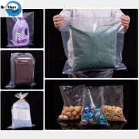 China Customized HDPE LDPE Durable Tough Stretchy Fruit Vegetables Kitchen Supermarket Plastic Flat Food Packing Bag for sale