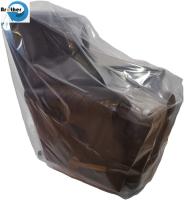 China Transparent PE Flat Top Open Large Size Plastic Package Bags with High Quality for sale