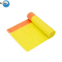 China Biodegradable Black Wholesale Large Thick Hotel Property Sanitation PE Flat Mouth Garbage Bag for sale